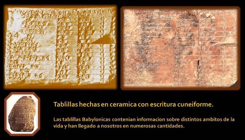 tablillas babilonicas de arcilla | Historia del arte en resumen